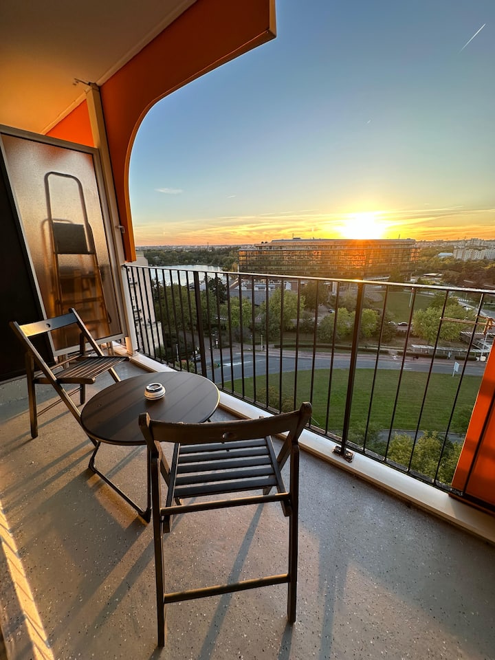 Joli Appartement Vu Lac + Métro - Créteil