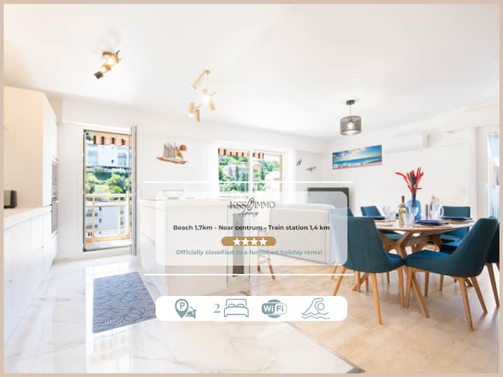 Appart 4 *| Piscine | Parking | Wifi - Saint-Raphaël