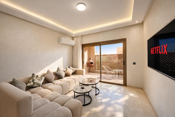 Appartement Moderne à Guéliz, Marrakech - المغرب