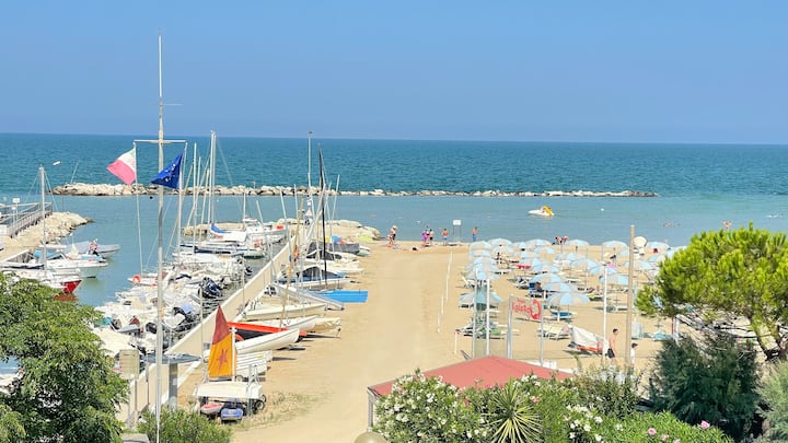 Porticciolo 3 Vista Mare X 4 Persone - Rimini