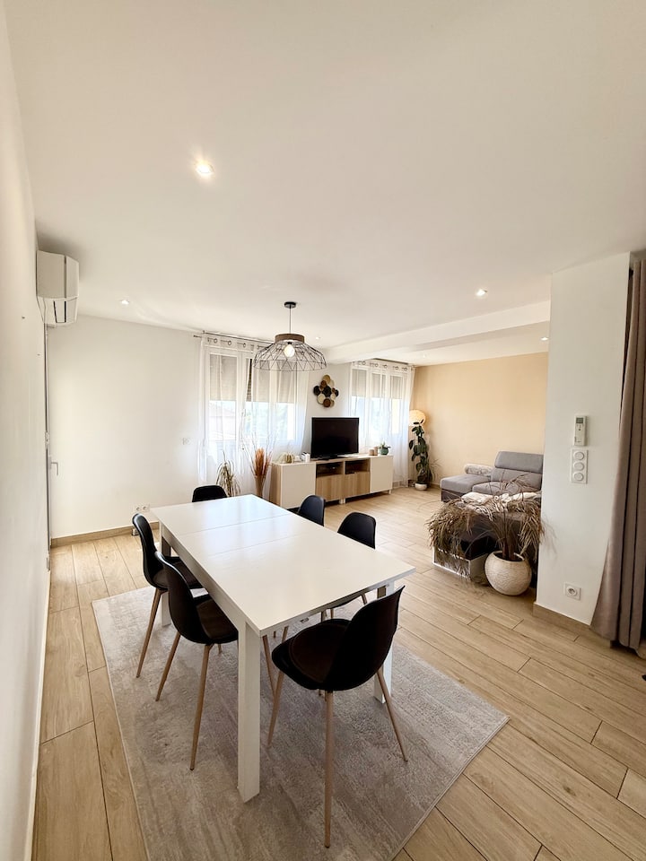 Appartement Lumineux •Terrasse•parking•clim•6pers - Montpellier