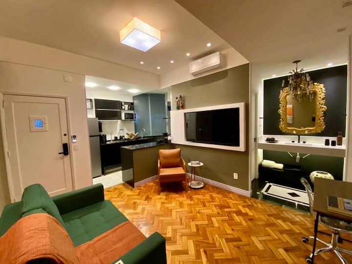 Conforto E Estilo A Uma Quadra Da Praia Do Leme! - Copacabana