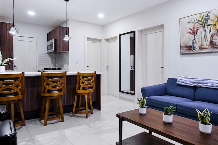 [#1 Adrian Apartment]. 2br/private Parking/terrace - Rosarito