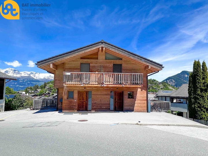 Katver N° 72, Chouette Appartement Avec Balcon - Vercorin