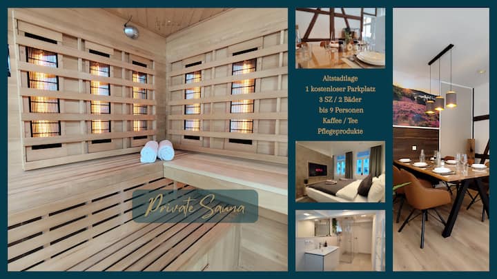 Apartz-altstadt-infrarotsauna-parkplatz-balkon - Celle