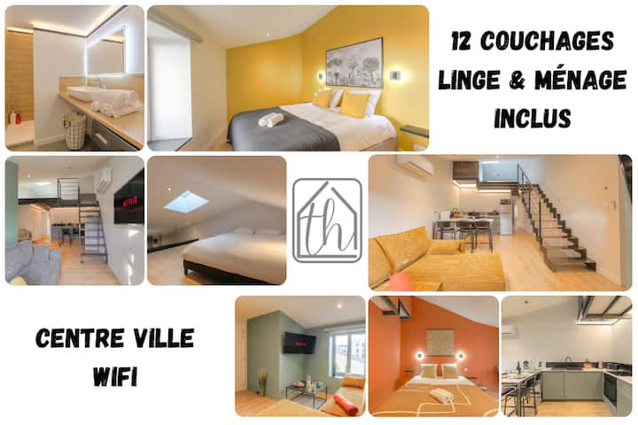 Appartements Gare 12 Couchages - Villefranche-sur-Saône