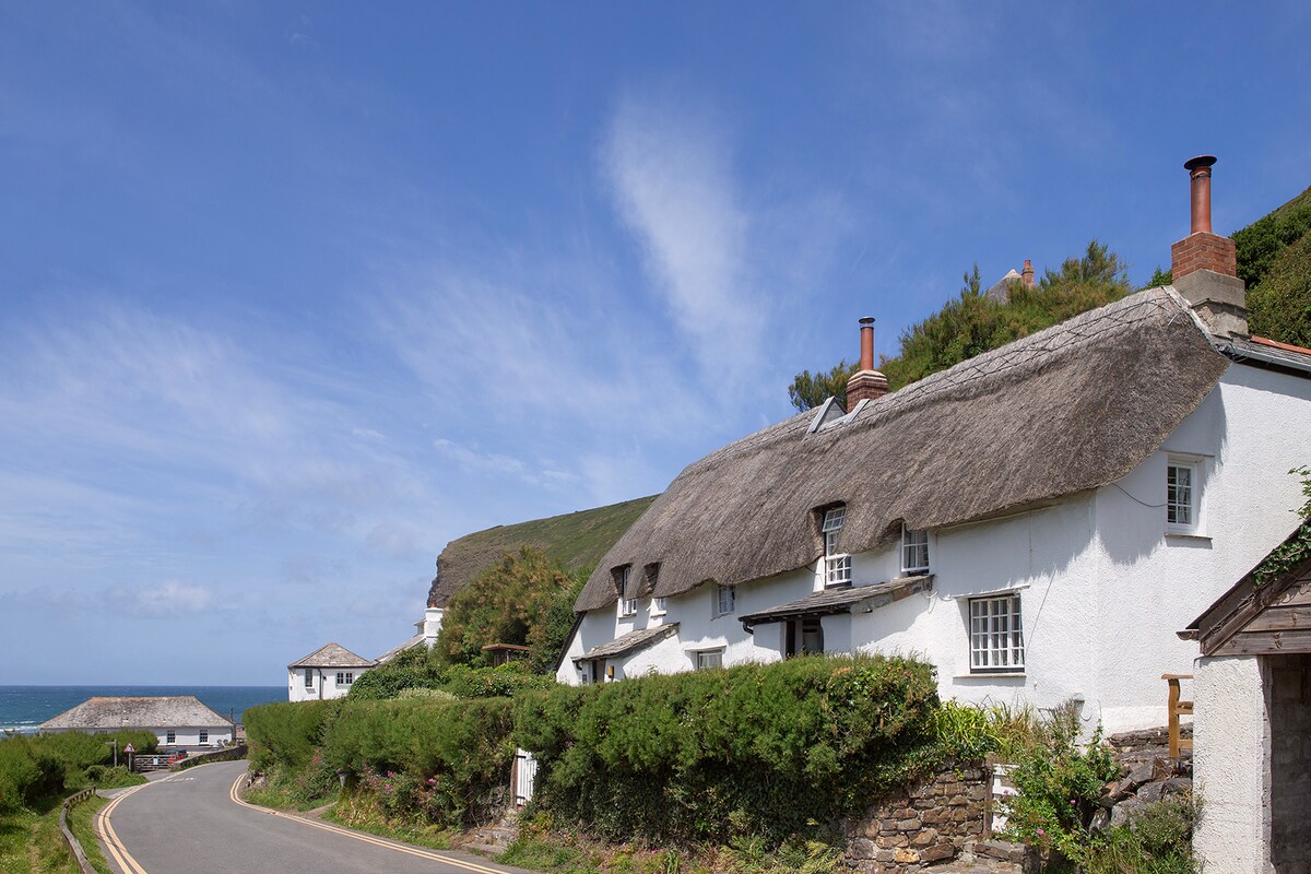 Vieux chalet à 1 min de la mer! Crackington Haven - Maisons à louer à ...