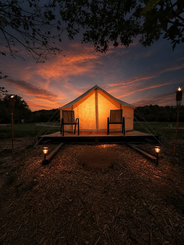 South River Farm South Fork Hollow - Yurt On River - Front Royal, VA
