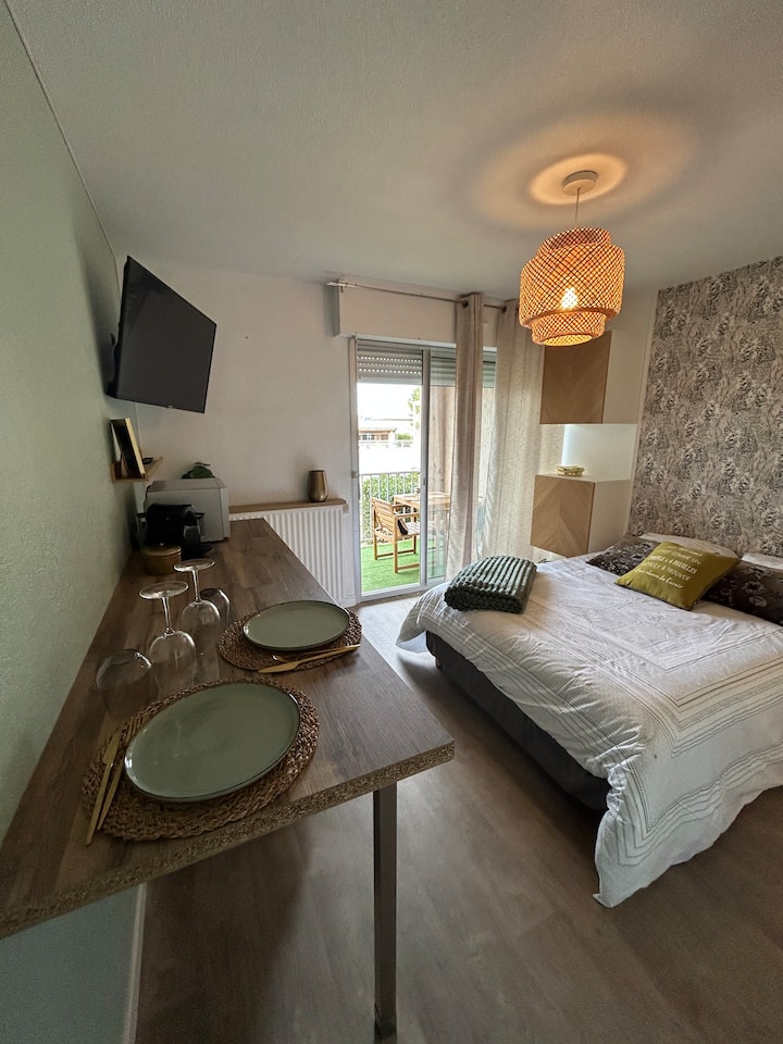 Le Studio De La Lagune Piscine Wifi - Balaruc-les-Bains