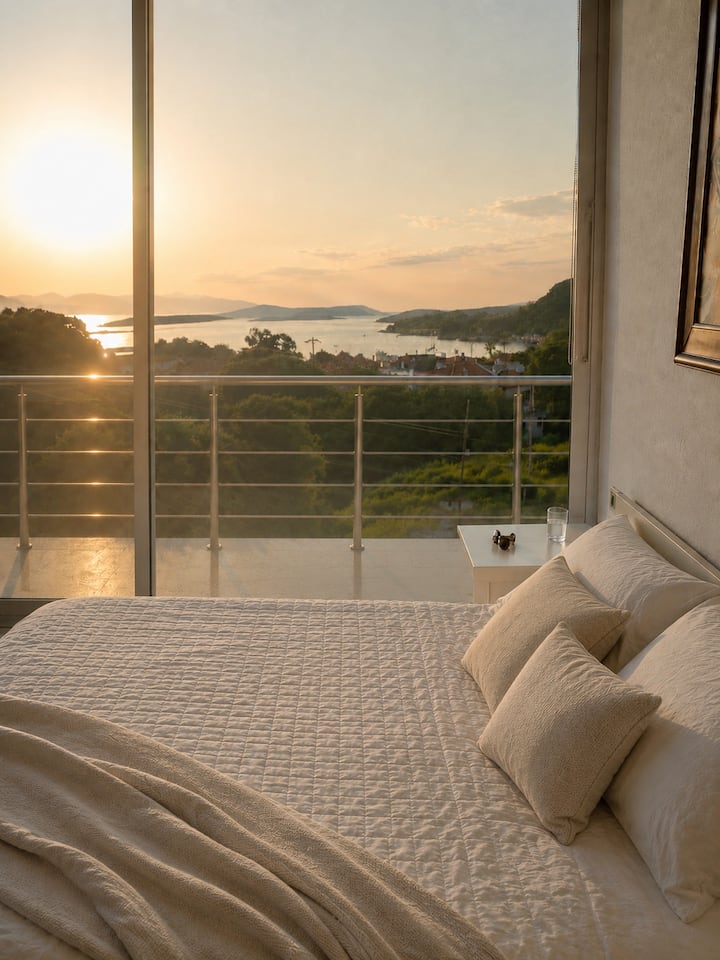 Villa For 10 People With A Private Pool And Panoramic Aegean View - Balıklıova