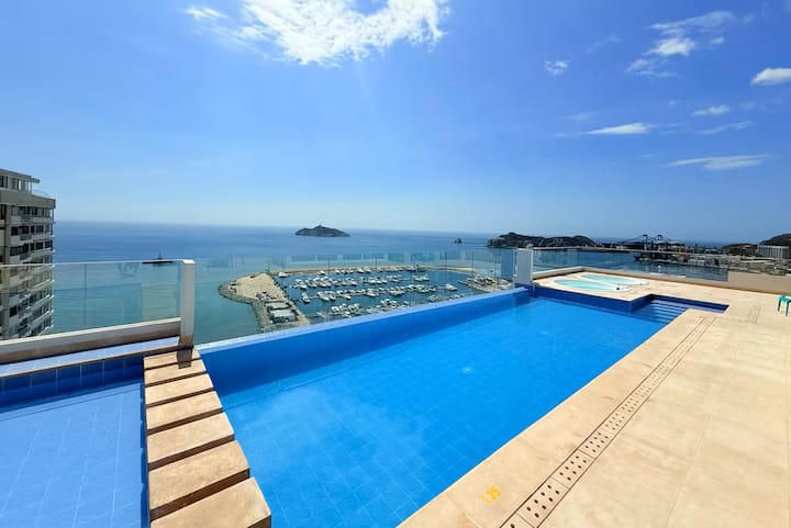 Loft Cerca De La Bahía Santa Marta - Santa Marta, Colombia