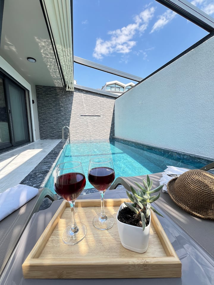 Isıtmalı Havuz Aktif&
Sauna&hamam&jakuzi Keyfi 1 - Fethiye