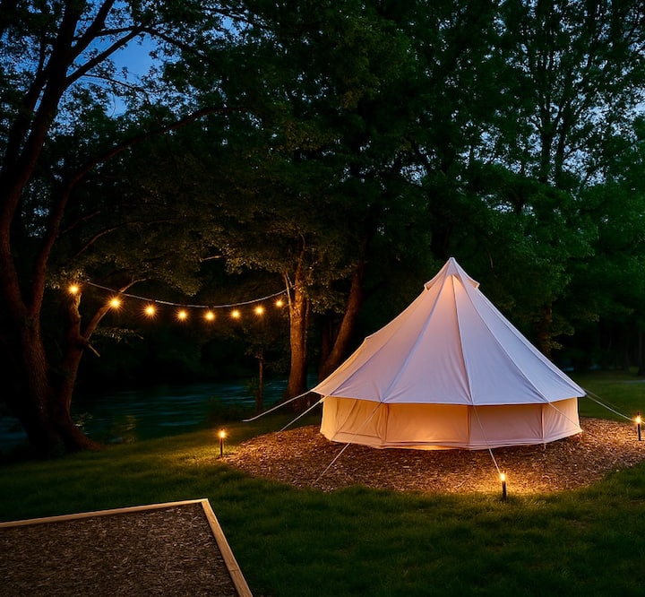 South River Farm Blue Ridge Haven - Yurt On River - Shenandoah River State Park, Bentonville