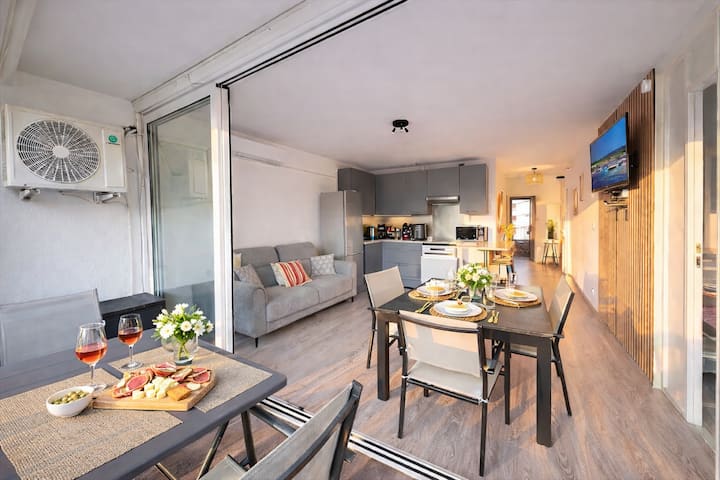 Lumineux T3 Wifi • Clim Au Port • 5 Min Des Plages - Saint-Cyprien Plage