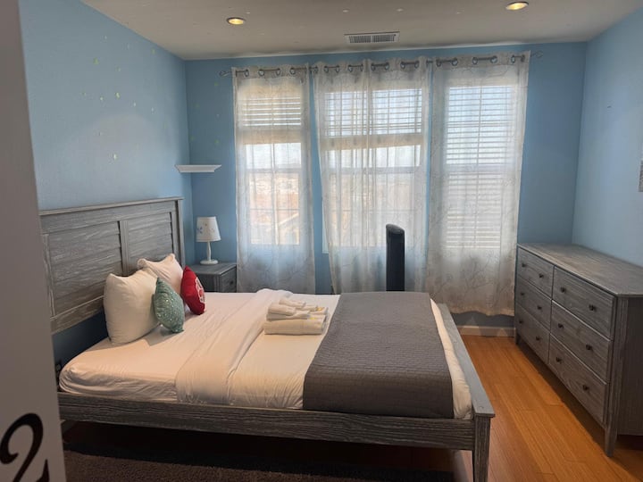 Spacious Home Quiet Neighborhood -2br Home - Aéroport de San Francisco (SFO)