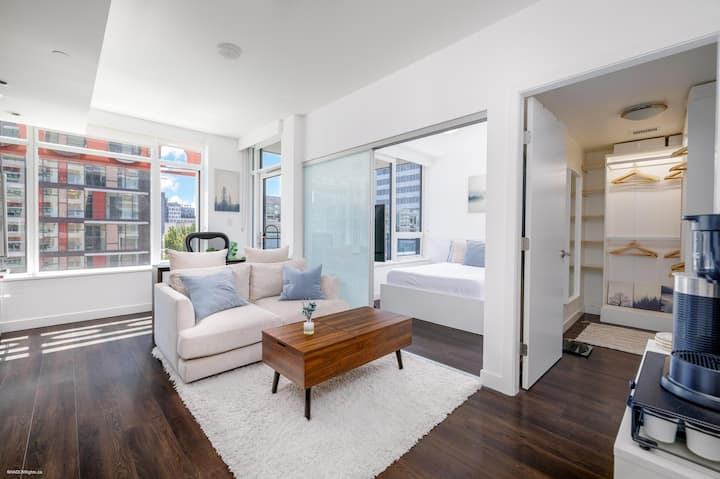 Fifa Stay 1br| Steps To Seawall | Free Parking+ac - Vancouver
