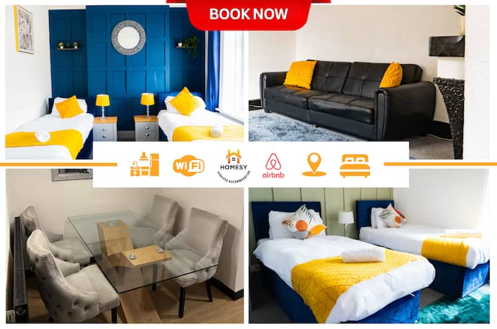 Spacious 4 Br | Garden With Hot Tub | Free Parking - Cardiff