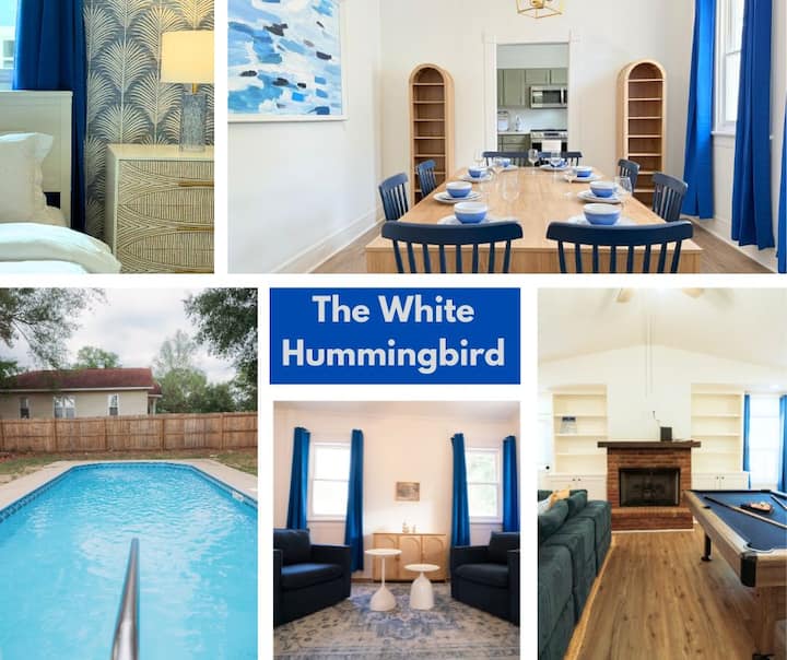 4+3ba Greek Oasis | Spacious Pool, Bbq & Game Room - Columbus, GA