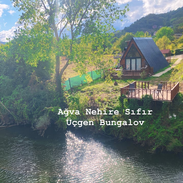Ağva ŞöMineli Nehire Sıfır ÜçGen Bungalow - Ağva Merkez