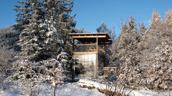 Cabane Nutchel Canopé Avec Accès Sauna - Schirmeck