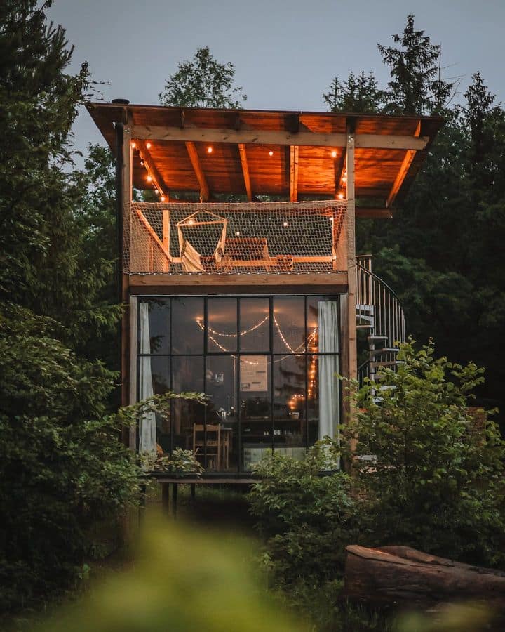 Cabane Nutchel Canopé Avec Accès Sauna - Colroy-la-Roche