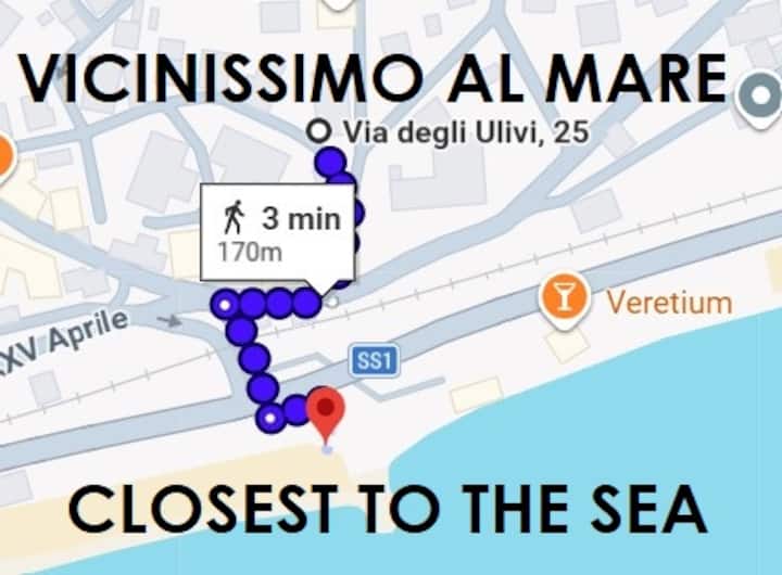 4 Min To Sea On Foot (See Map), Forget The Car! - Noli