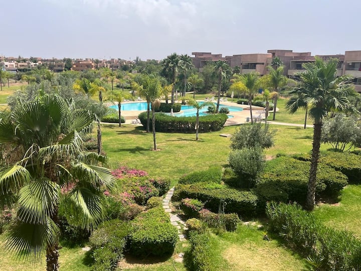 Appartement Prestigia Opale Avec Vue Sur Piscine - Marrakesh