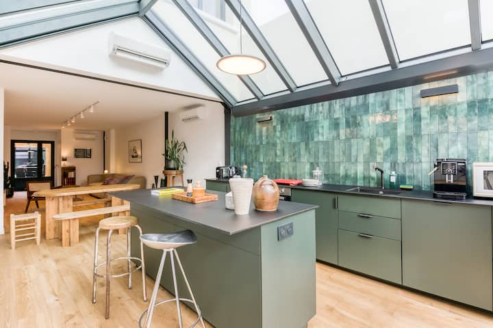 Loft Design à 5 Min De Paris Avec Parking / Jardin - Saint-Maur-des-Fossés