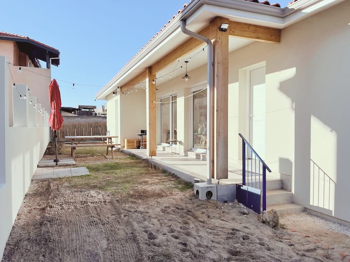 Grande Maison Neuve 10p à 100m De La Plage - Mimizan Plage