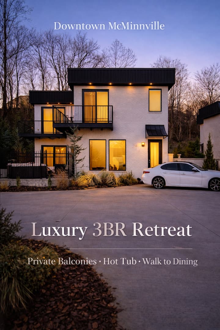 Olive Branch Villa. Luxury Accommodations Downtown - McMinnville, TN