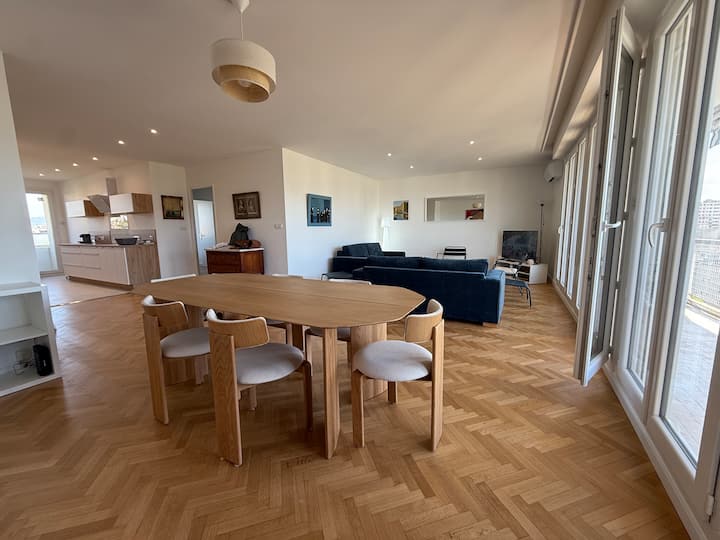 Spacieux T3 ÉLégant Vue Mer & Calme - Prado - Marseille