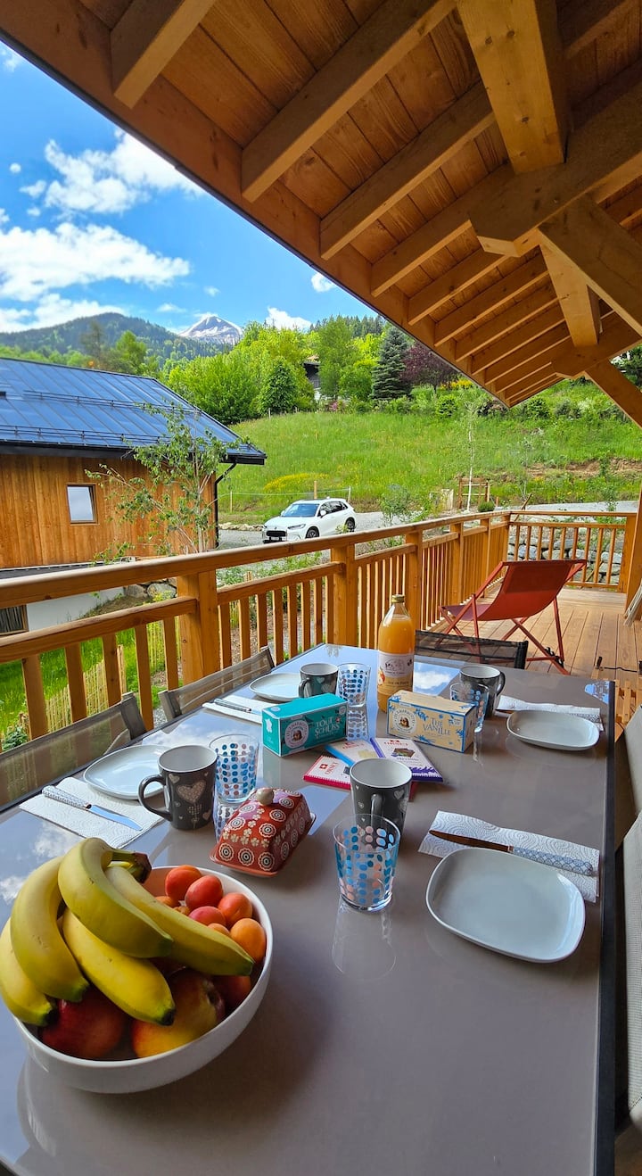 Chalet Neuf Cosy Et Familial, Mont-blanc, Jardin. - Haute-Savoie