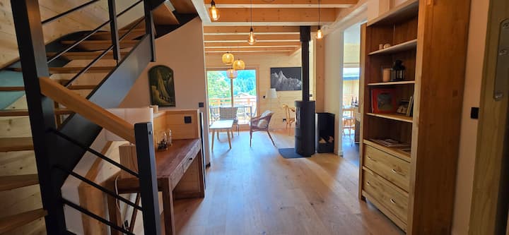 Chalet Neuf Cosy Et Familial, Mont-blanc, Jardin. - Saint-Gervais-les-Bains