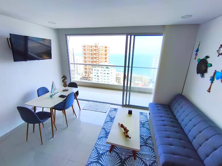 Sea View·bright·steps To Beach·13 Min Old City·15 - Cartagena