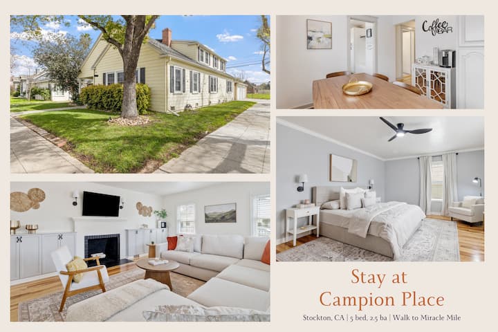 Campion Place | Stylish 5br - Stockton, CA