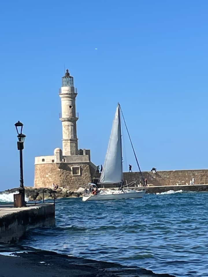 3min-beach, 10min-chania Center, Renovated Aprtmnt - 하니아