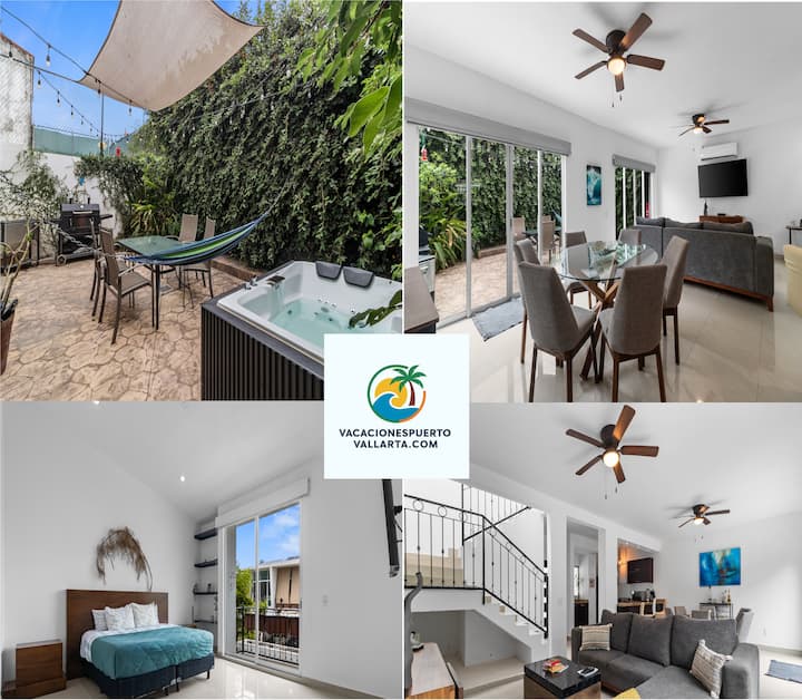 Casa Encanto - 3bdr, 2.5bath W/jacuzzi And Parking - Puerto Vallarta