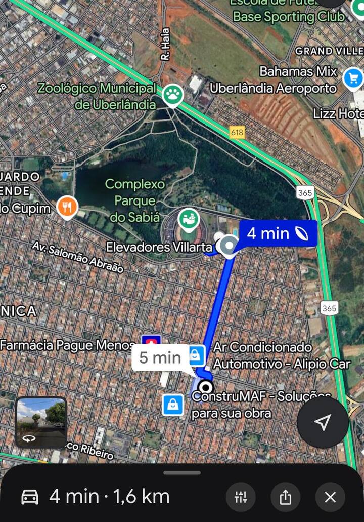 Quarto 6m Prox Ao Parque Sabiá - Uberlândia