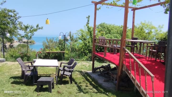 Süper Deniz Manzaralı Bahçeli. - Sinop Il, Türkiye