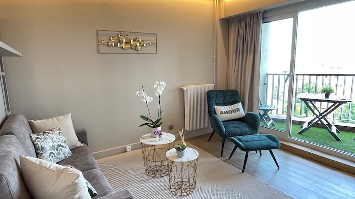 Studio Thélissa - Métro Rer-b - Parking Gratuit - Gentilly