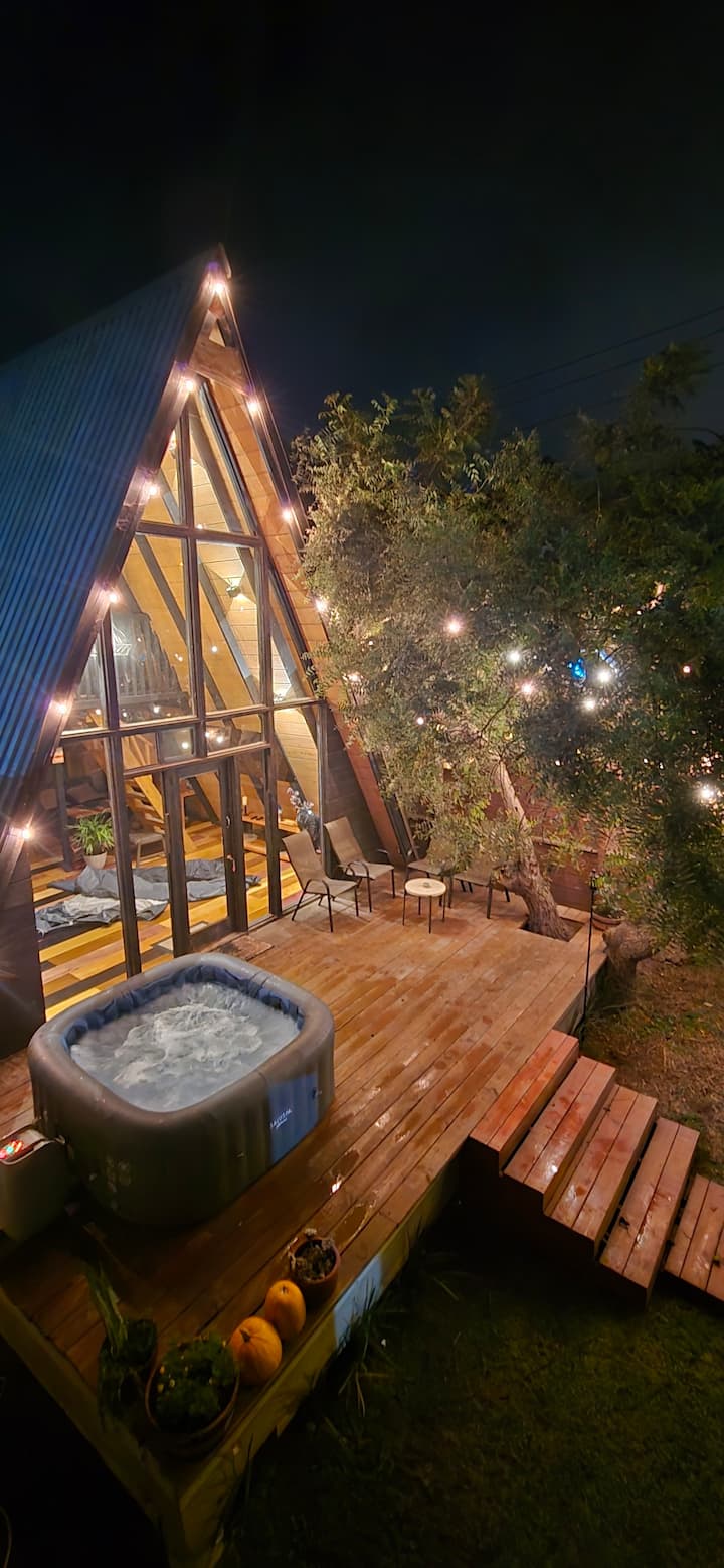 Cabaña Alpina El Nogal En Rosarito Muy Centrica - Rosarito