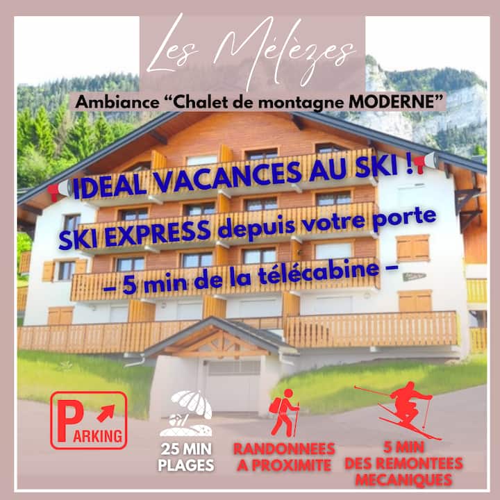 Les Mélèzes -Ideal Vacances Au Ski-pied Des Pistes - Saint-Gingolph