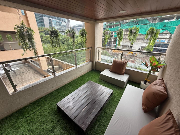 Tan 303: Private 3bhk Apt. Equipped. Spacious - プネー