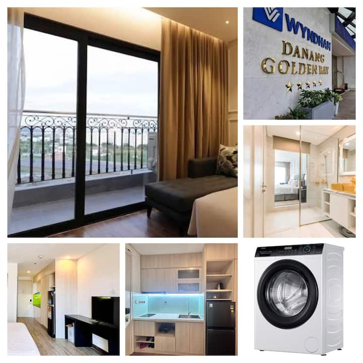 18th Floor Wynhamgoldenbay Căn Hộ Có Bếp/cityview - Da Nang, Province, Vietnam