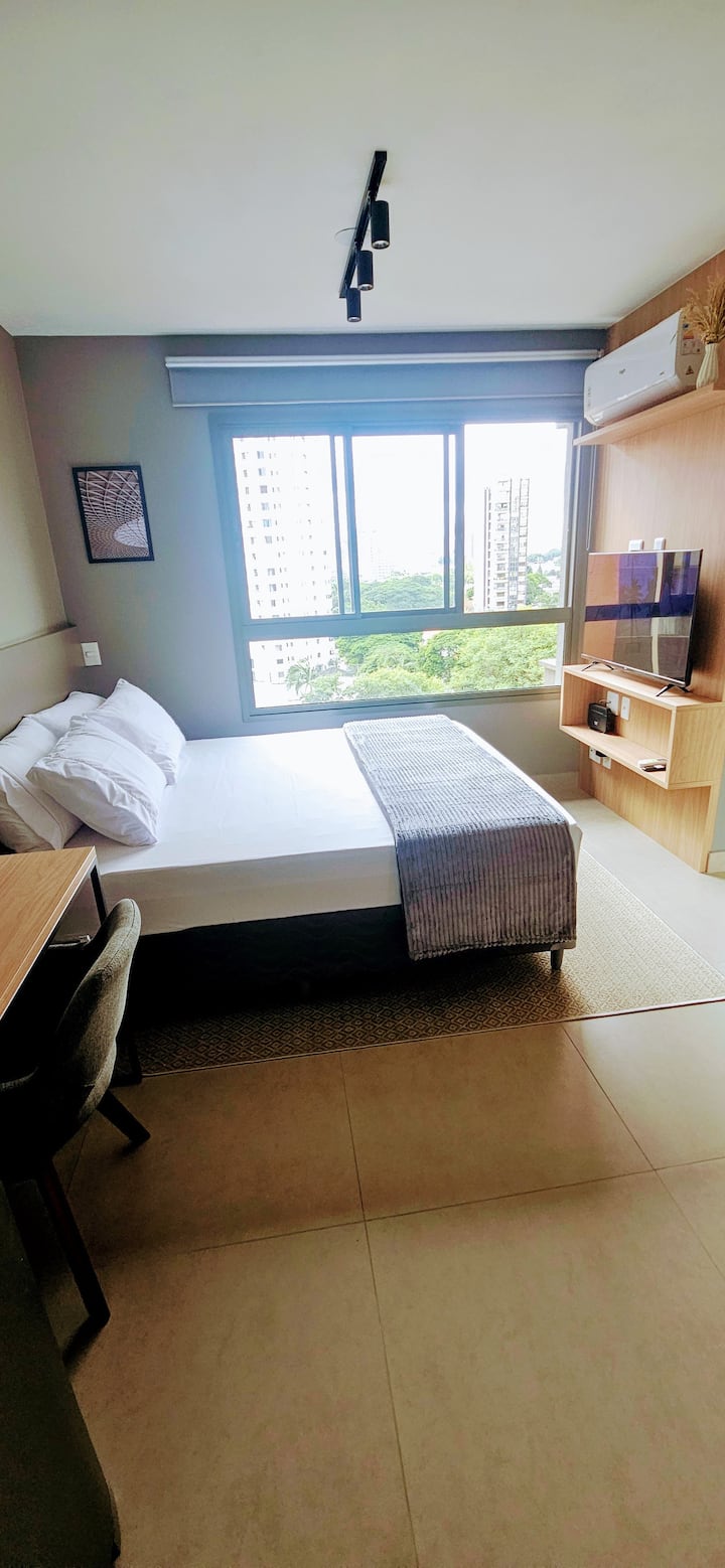 Studio Novo, Próximo A Congonhas, Com Cama Queen - Brasil