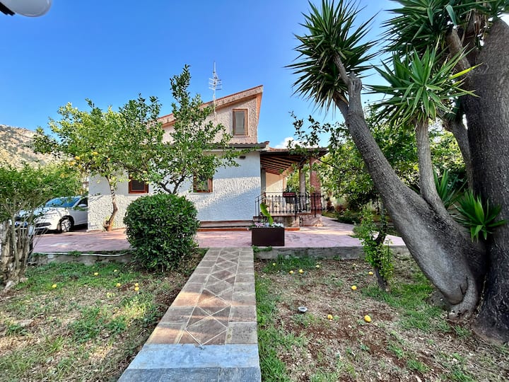 Grande Villa Avec Jardin, Parking Et Barbecue - Palermo