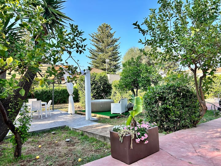 Grande Villa Avec Jardin, Parking Et Barbecue - Palermo