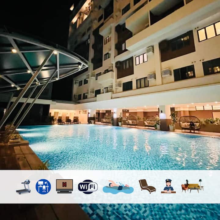 Furnished New Family Studio Near It Park (3-5 Pax) - Cebu City