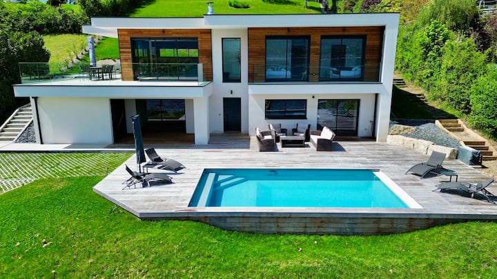 Villa Piscine Chauffée Vue Et Accès Lac - Le Bourget-du-Lac