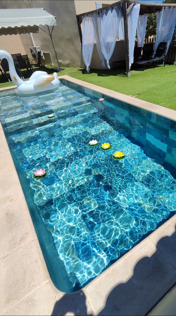 Villa Avec Piscine Privée - Beaucaire